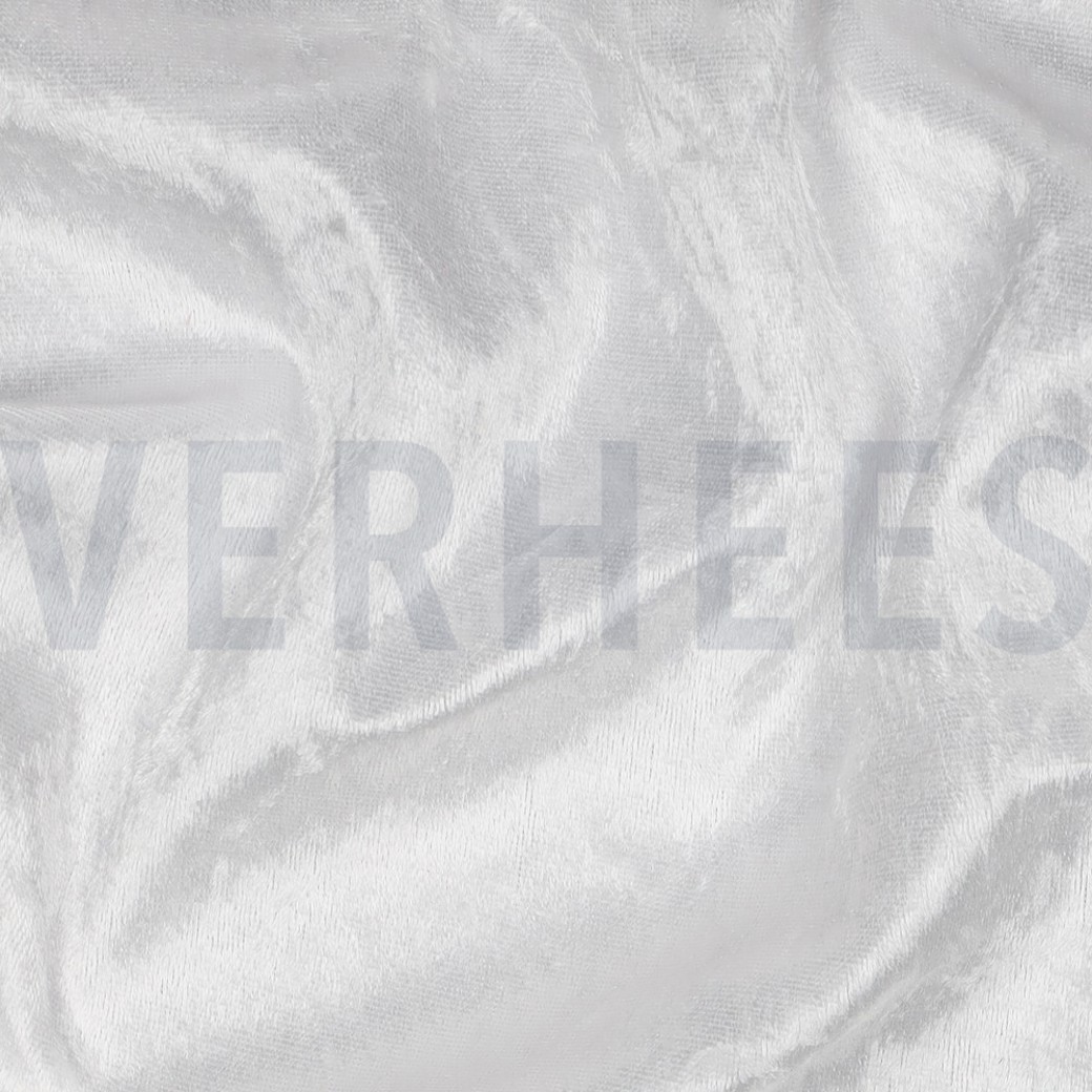CRUSHED VELOURS WHITE