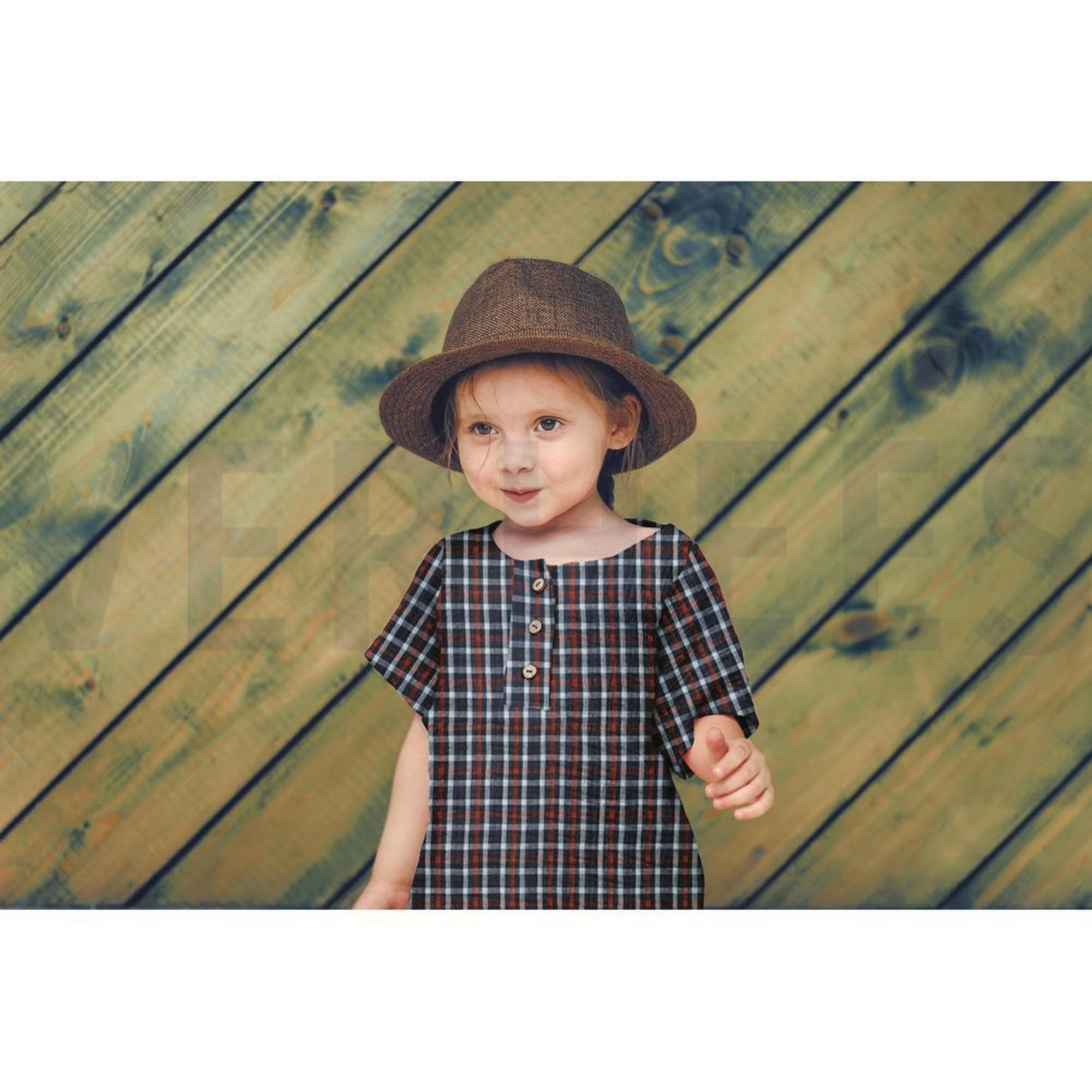 DOUBLE GAUZE DOUBLE SIDED CHECK NAVY